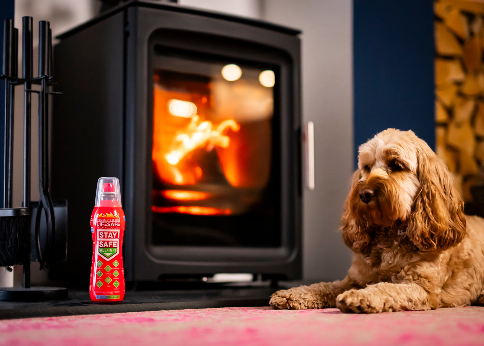 StaySafe All-in-1 Fire Extinguisher: Extinguish Multiple Types of Fire ...